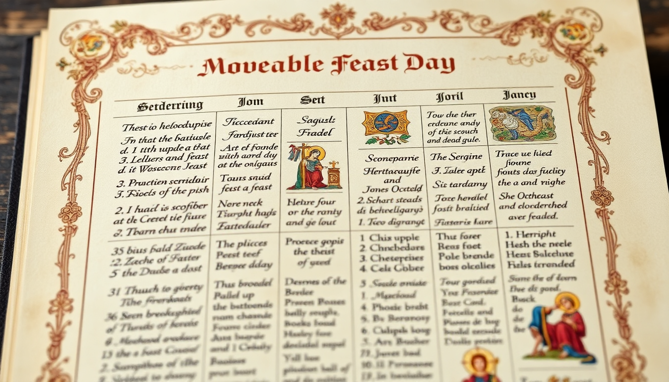 Moveable Catholic Feast Days of 2026 – CatholicShop.com