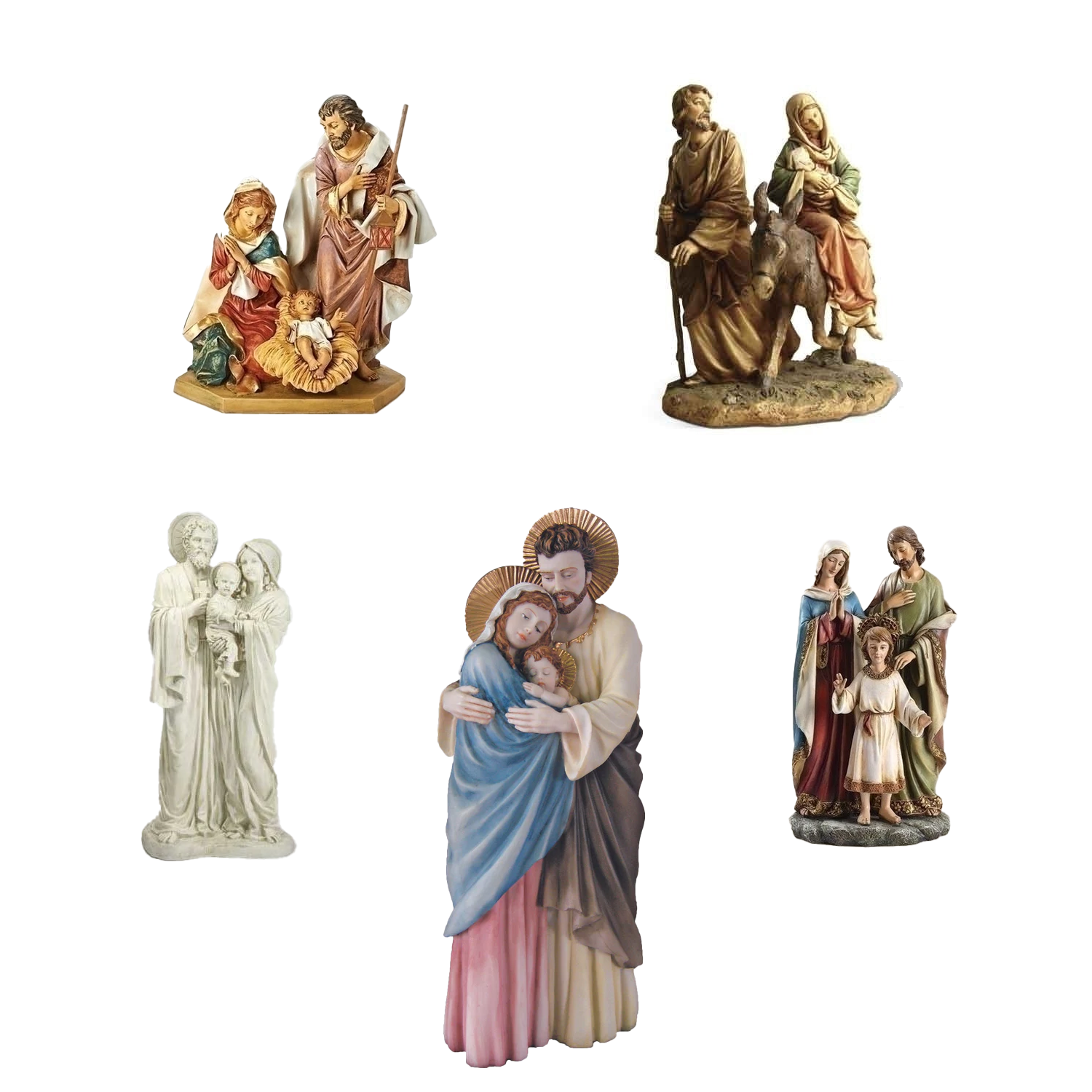 Holy Family Statues of Mary, Joseph and Jesus – CatholicShop.com