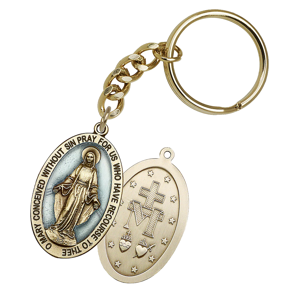 Catholic Key Chains and Keyrings with Miraculous – CatholicShop.com