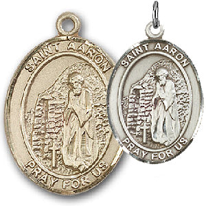 St. Aaron Medals and Engravable Catholic Jewelry – CatholicShop.com