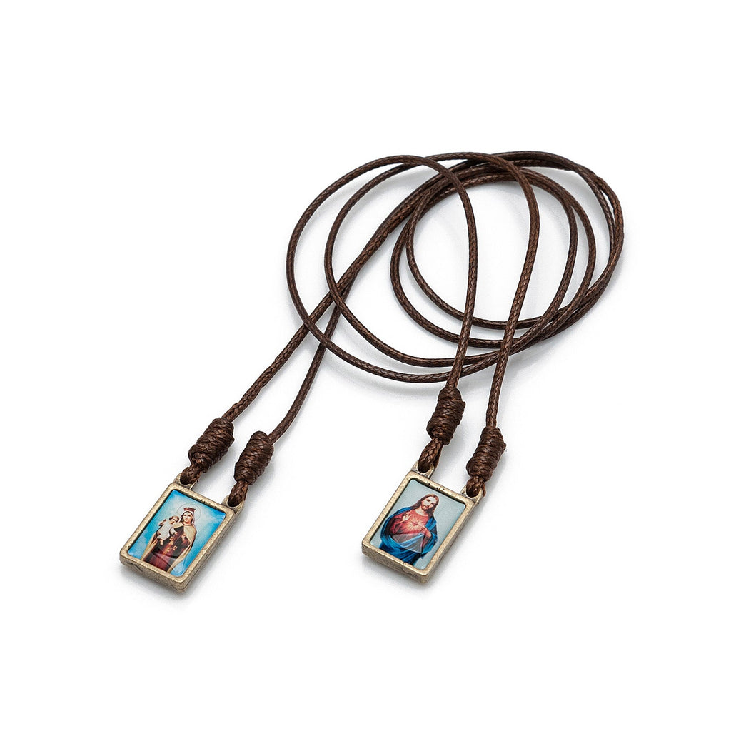 6-Pack Metal Scapular on Cord | Catholic Shop – CatholicShop.com