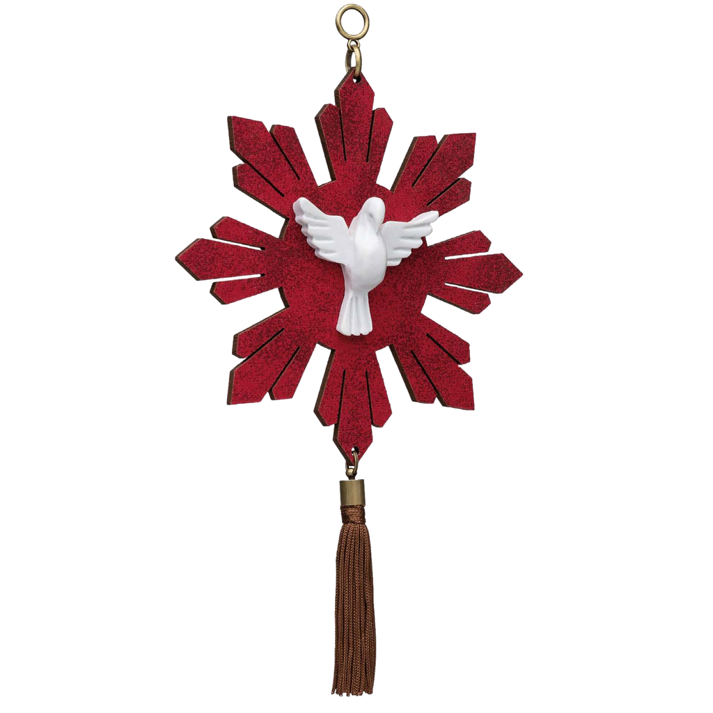 Red Holy Spirit Ornament – CatholicShop.com