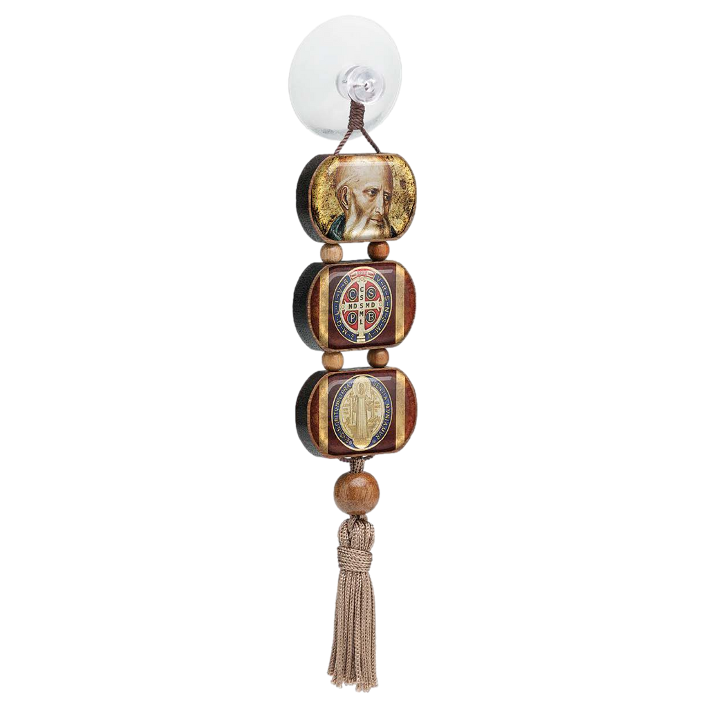 St. Benedict Mini-Car Ornament 3-Pack | Catholic Shop – CatholicShop.com