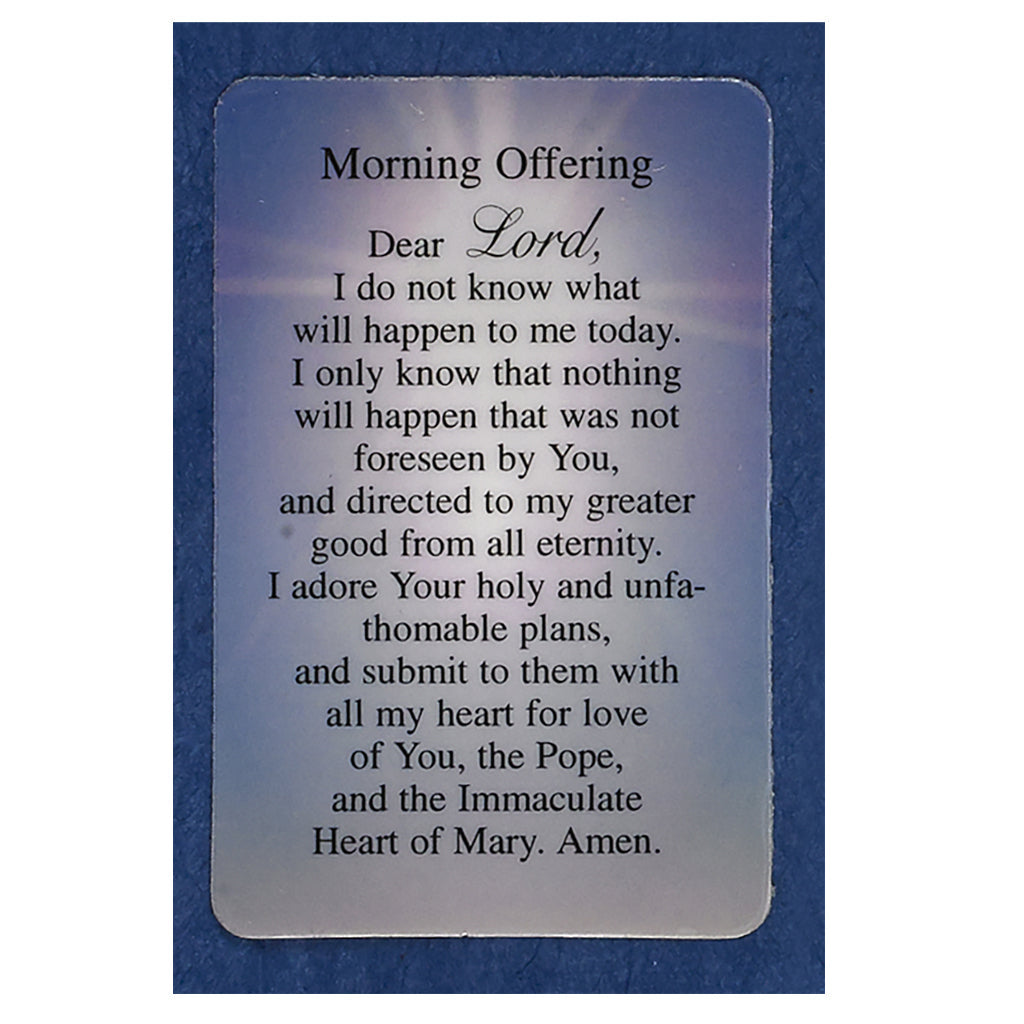 Morning Offering Prayer Card | Catholic Shop – CatholicShop.com