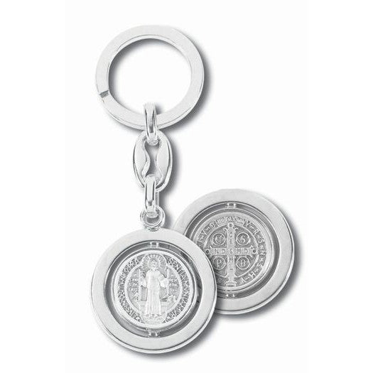 Silver St Benedict Key Ring 3-Pack – CatholicShop.com