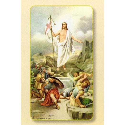 Easter Holy Card Of The Resurrection - 100-Pack – CatholicShop.com