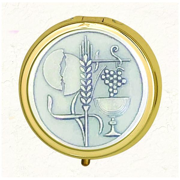 Silver-tone Chalice Pyx with Hygienic Liner – CatholicShop.com