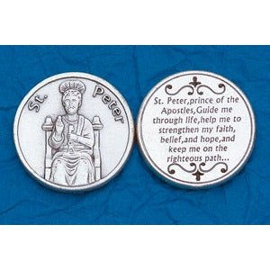 25-Pack - Religious Coin Token - St Peter – CatholicShop.com