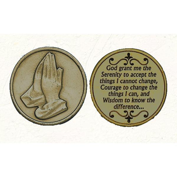 Brass-tone Serenity Prayer Token 25-pack – CatholicShop.com