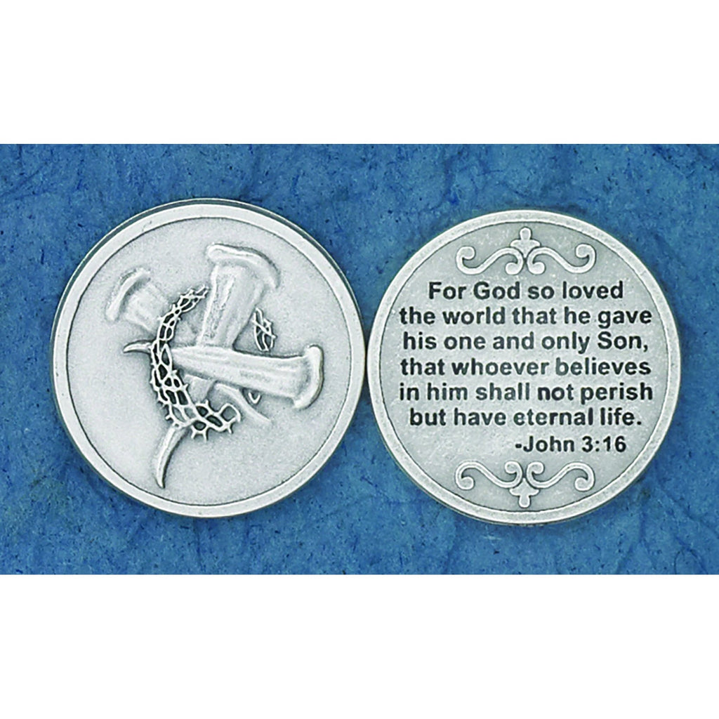 Bulk Christian Token - For God so Loved – CatholicShop.com