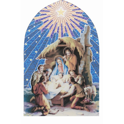 Nativity With Magi Liturgical Glass Stand – CatholicShop.com