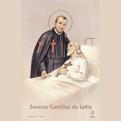 100-Pack - St Camillus De Lellis Holy Card – CatholicShop.com