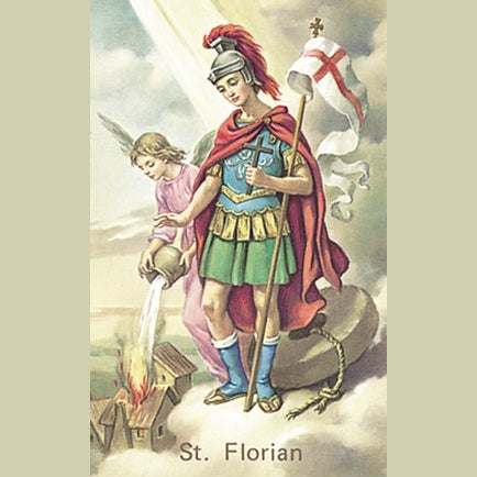 100-Pack - St Florian Holy Card – CatholicShop.com