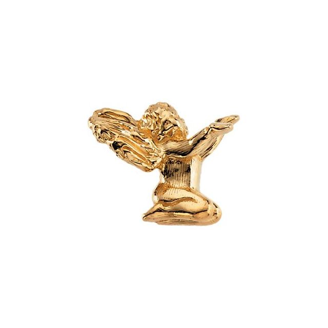 14K Gold Kneeling Angel Lapel Pin at Catholic Shop – CatholicShop.com