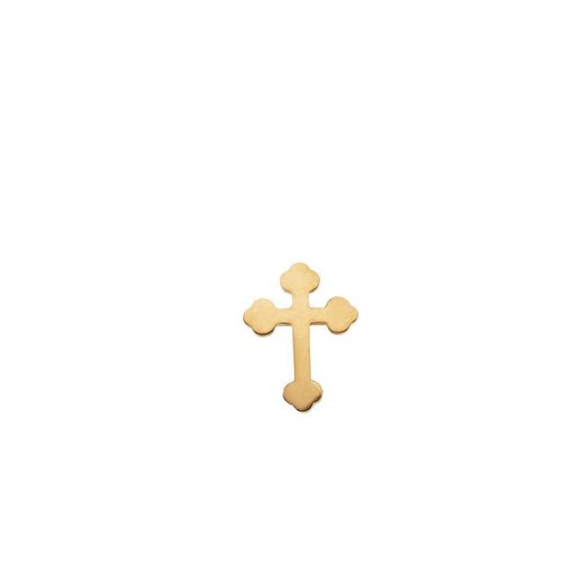14K Gold Cross Lapel Pin at Catholic Shop – CatholicShop.com