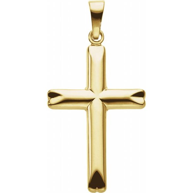 14K Yellow Gold Cross Pendant at Catholic Shop – CatholicShop.com