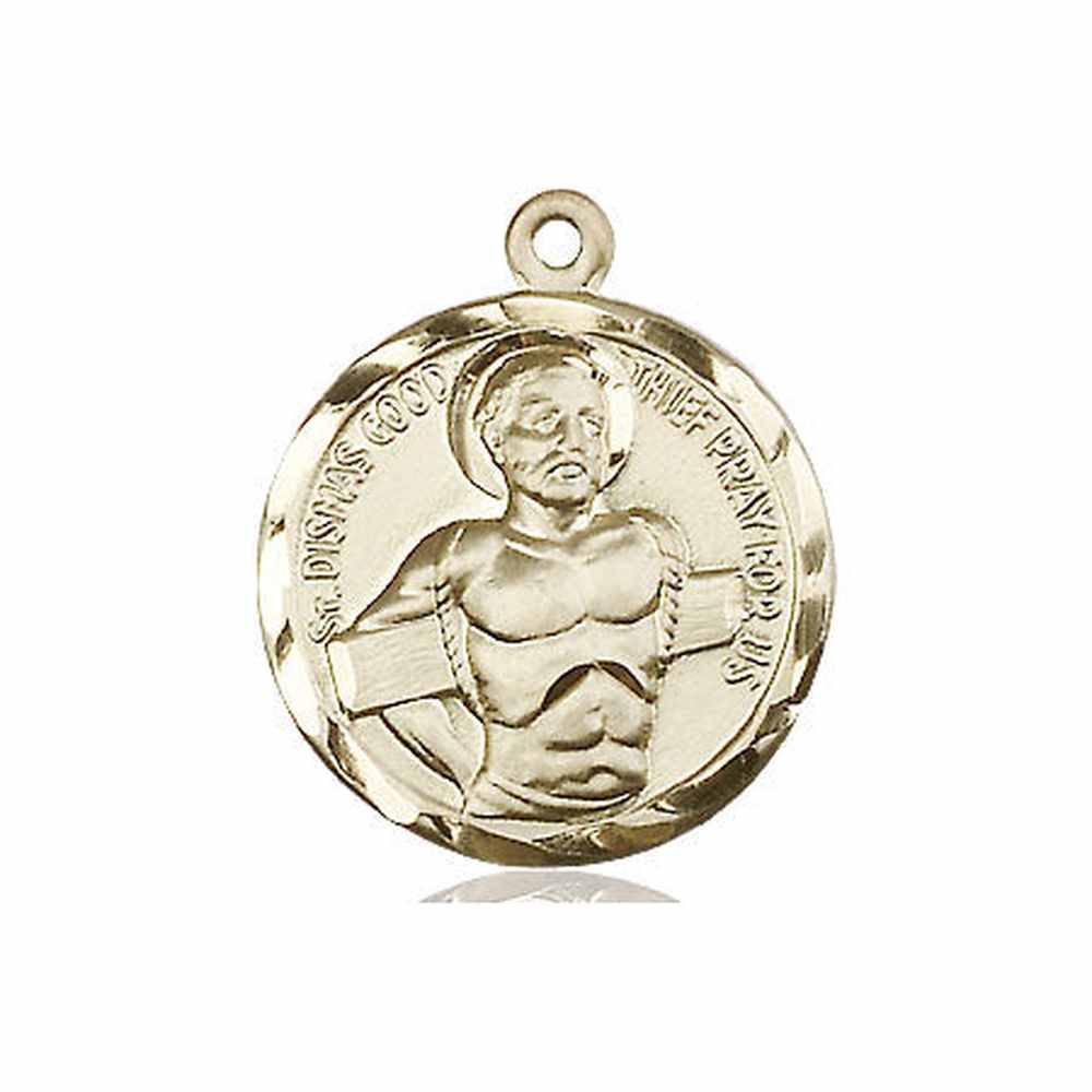 14kt Gold Filled Dismas Medal - Medium | Catholic – CatholicShop.com