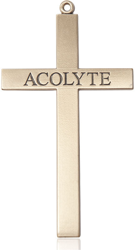 14kt Gold Acolyte Cross Medal Large Catholic Jewelry – CatholicShop.com