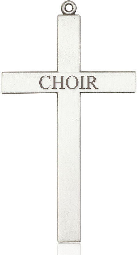 Sterling Silver Choir Cross Medal | Large – CatholicShop.com