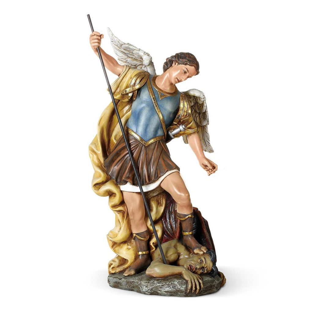 15.5" Saint Michael Figure – CatholicShop.com