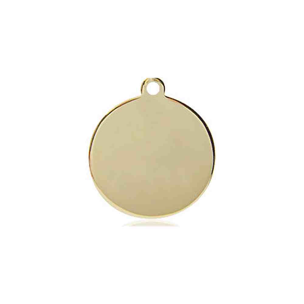 14kt Gold Plain Disc Medal and Small Religious Gifts – CatholicShop.com