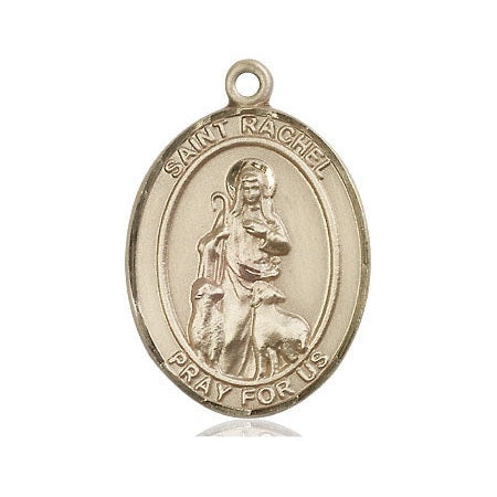 14kt Gold Saint Rachel Medal | Large | Engravable – CatholicShop.com