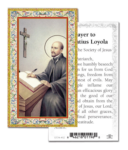 100-Pack - St Ignatius Loyola Holy Card – CatholicShop.com