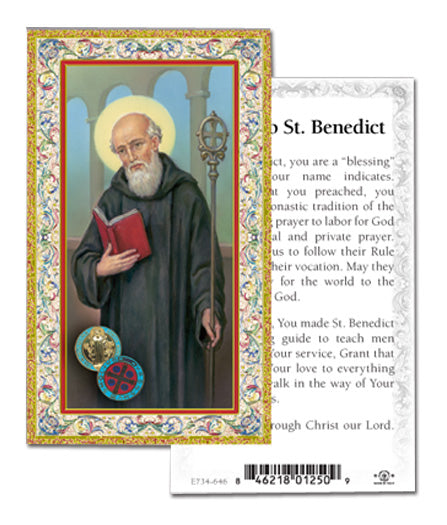 100-Pack - St Benedict Holy Card – CatholicShop.com