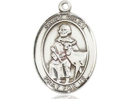 Pewter Saint Giles Medal | Large | Engravable – CatholicShop.com