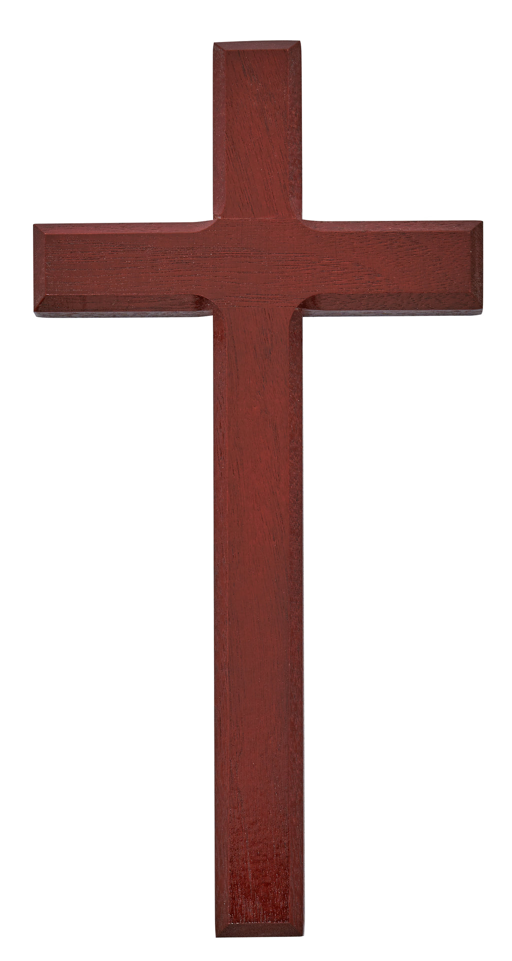10" Cherry Wood Cross | CatholicShop.com