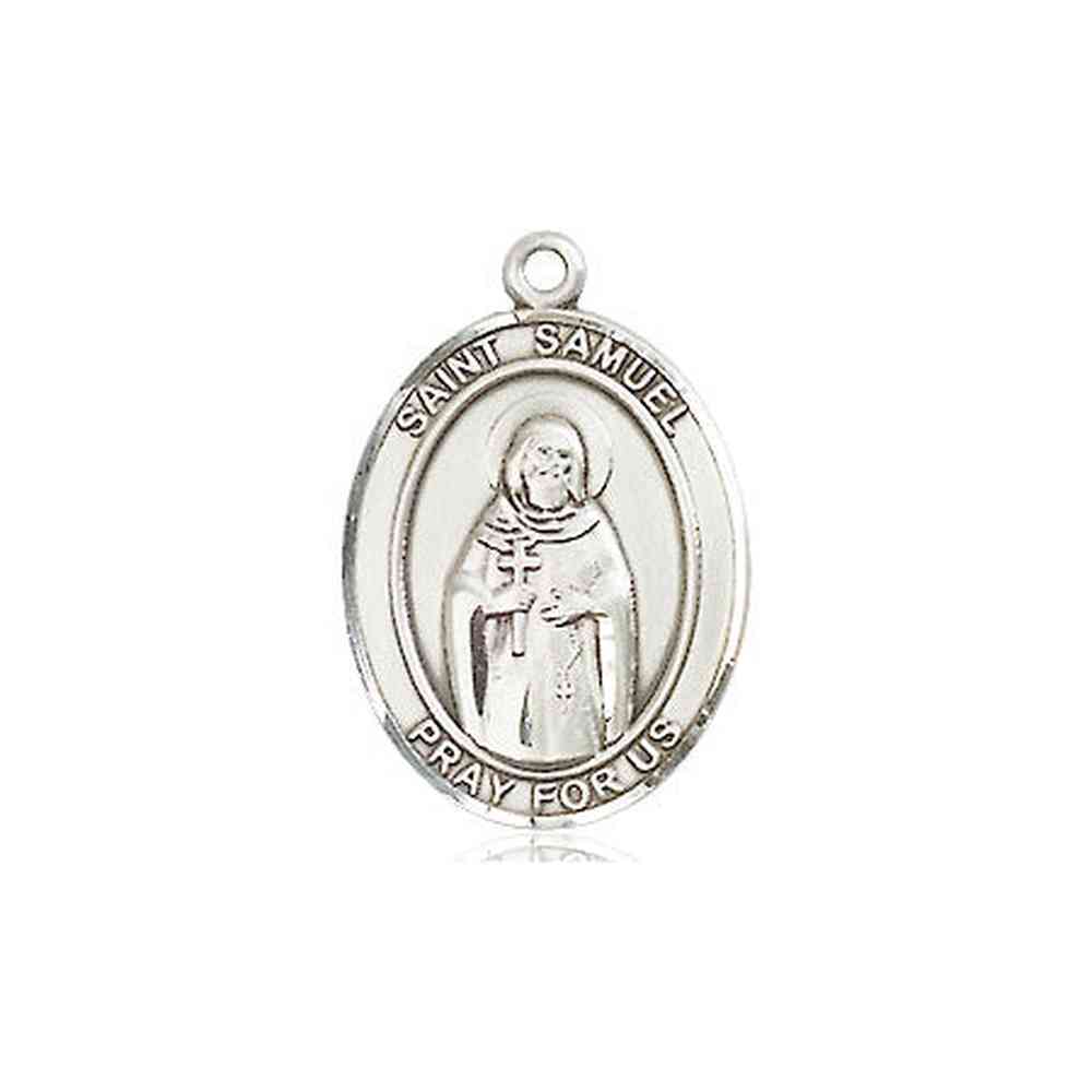 Sterling Silver Saint Samuel Medal | Medium – CatholicShop.com