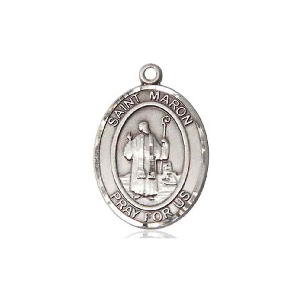 Pewter Saint Maron Medal | Medium | Engravable – CatholicShop.com