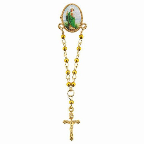 Saint Jude Gold-Plated Oval Lapel Pin 6-Pack – CatholicShop.com