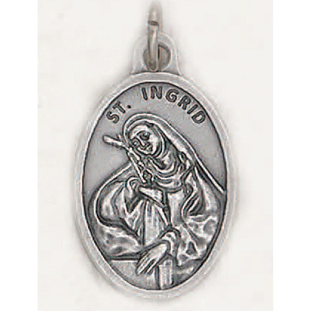 Bulk Saint Ingrid Pray for Us Medals – CatholicShop.com