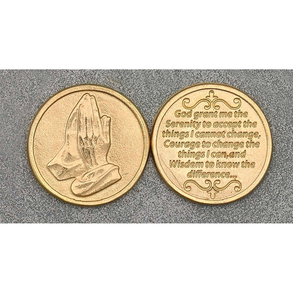 Bulk Gold Tone Token - Serenity Prayer – CatholicShop.com