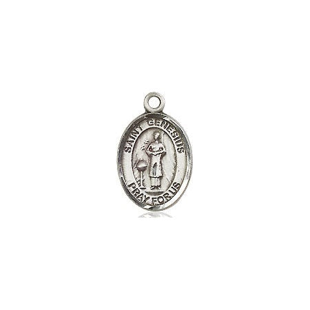 Pewter Saint Genesius of Rome Medal | Small – CatholicShop.com