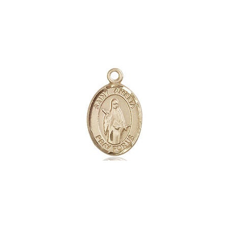 14kt Gold Saint Amelia Medal and Small Religious Gifts and Engraved ...