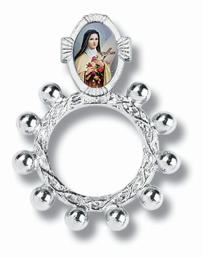 St.Therese Rosary Ring 10-Pack – CatholicShop.com