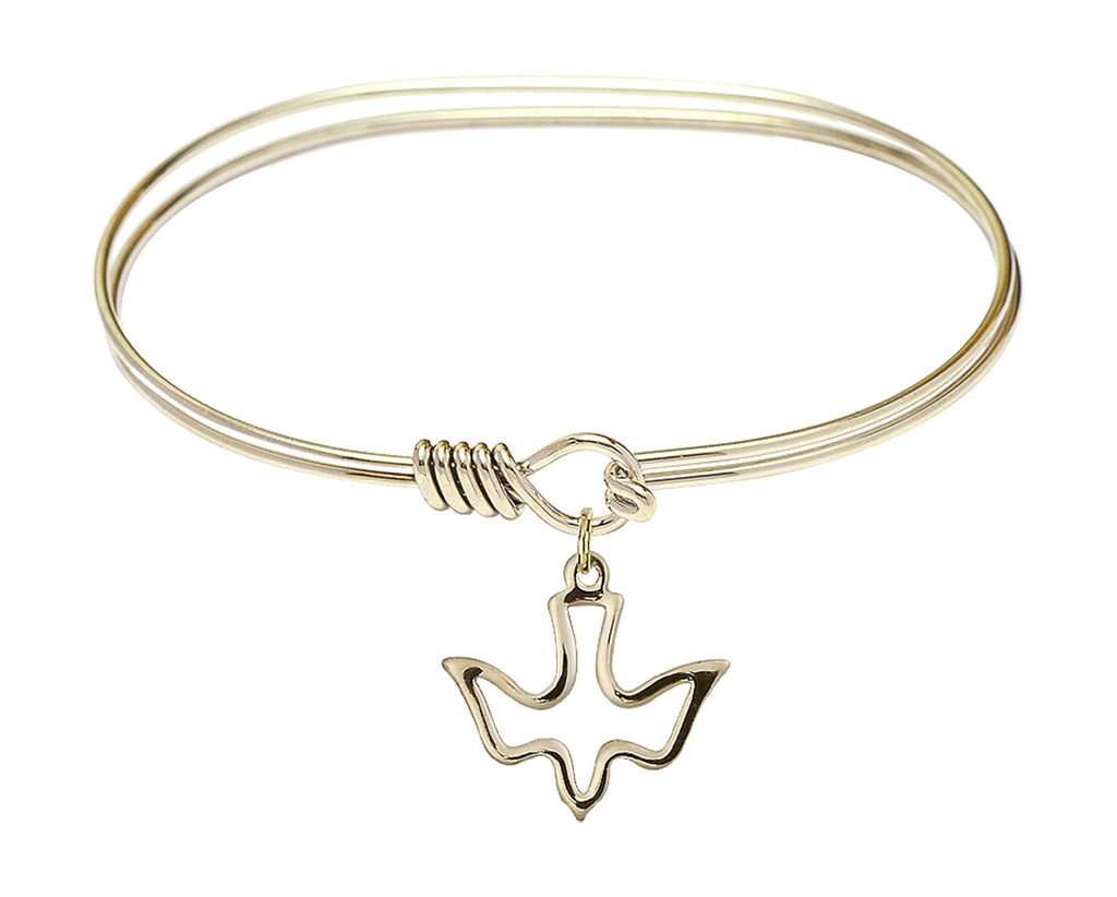 Holy Spirit Gold Bangle Bracelet | CatholicShop – CatholicShop.com
