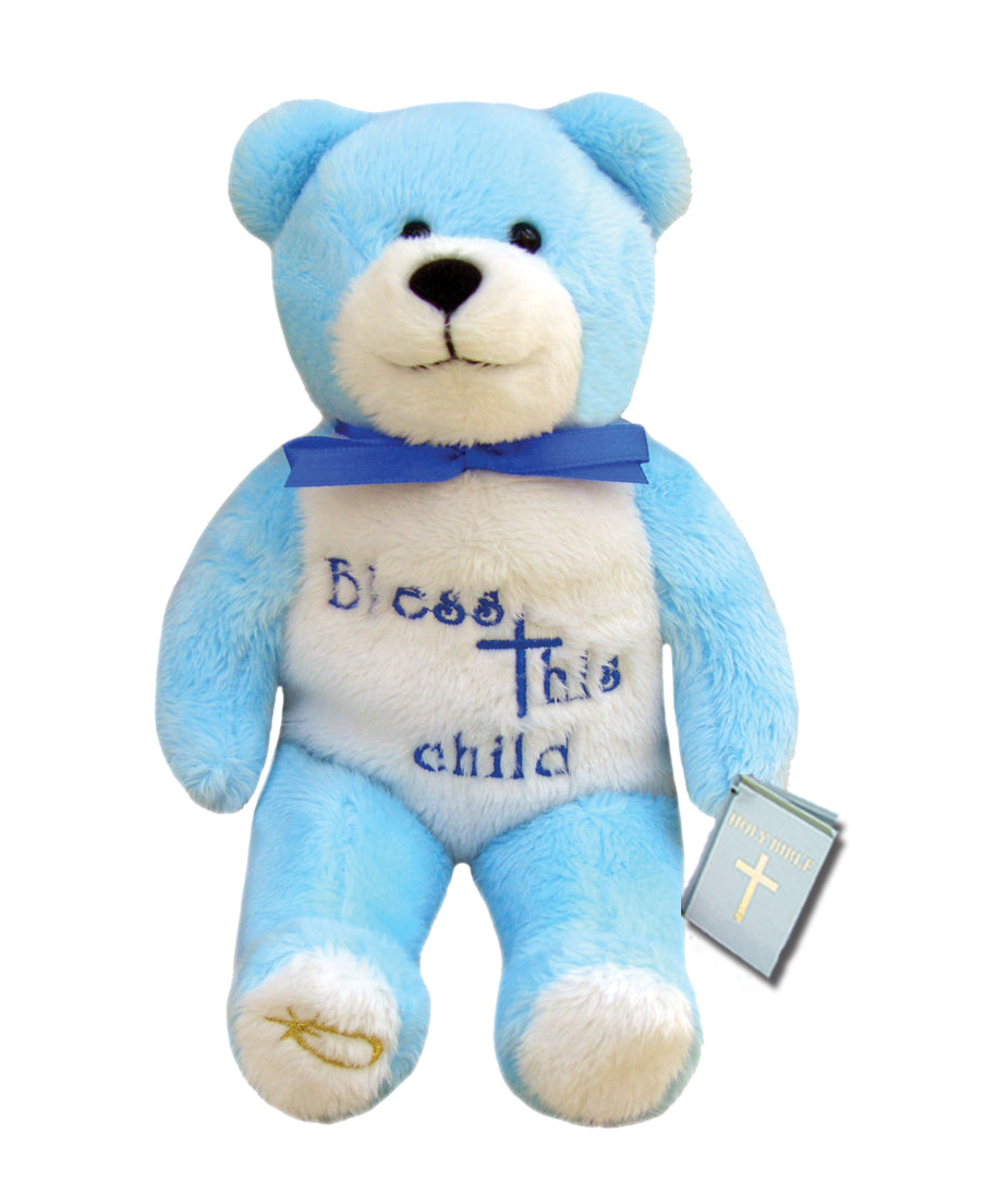 Bless This Child Boy Holy Bear – CatholicShop.com