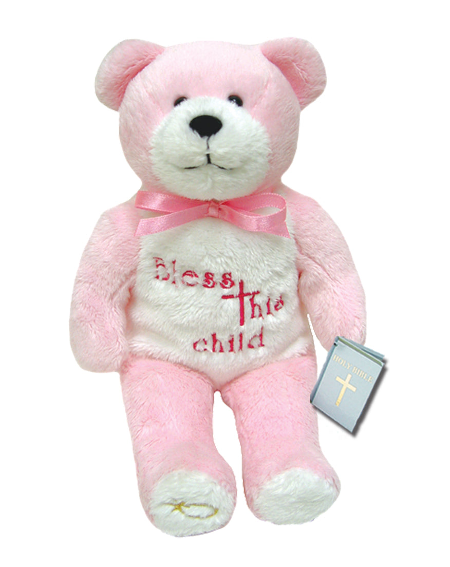 Bless This Child Girl Holy Bear – CatholicShop.com