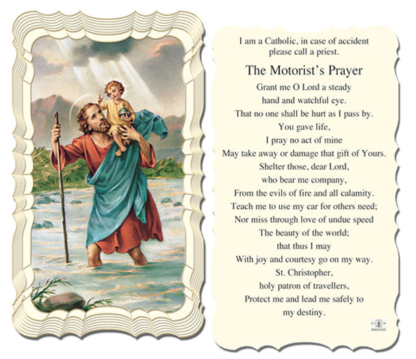 50-Pack - St.Christopher Holy Card – CatholicShop.com