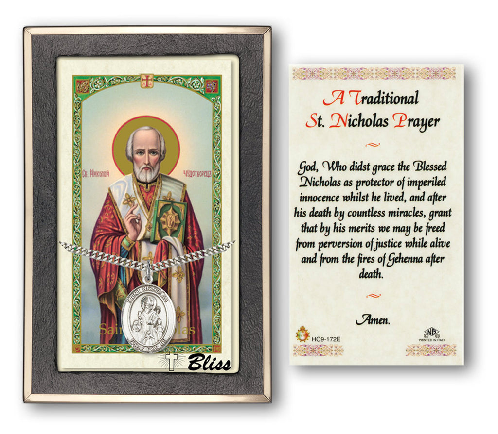 Saint Nicholas Medal with 24" Chain – CatholicShop.com