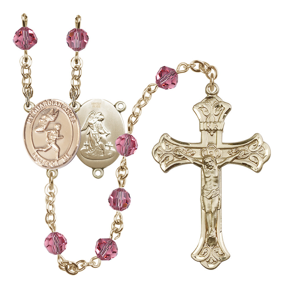Guardian Angel Track&Field Men Rosary Rose – CatholicShop.com