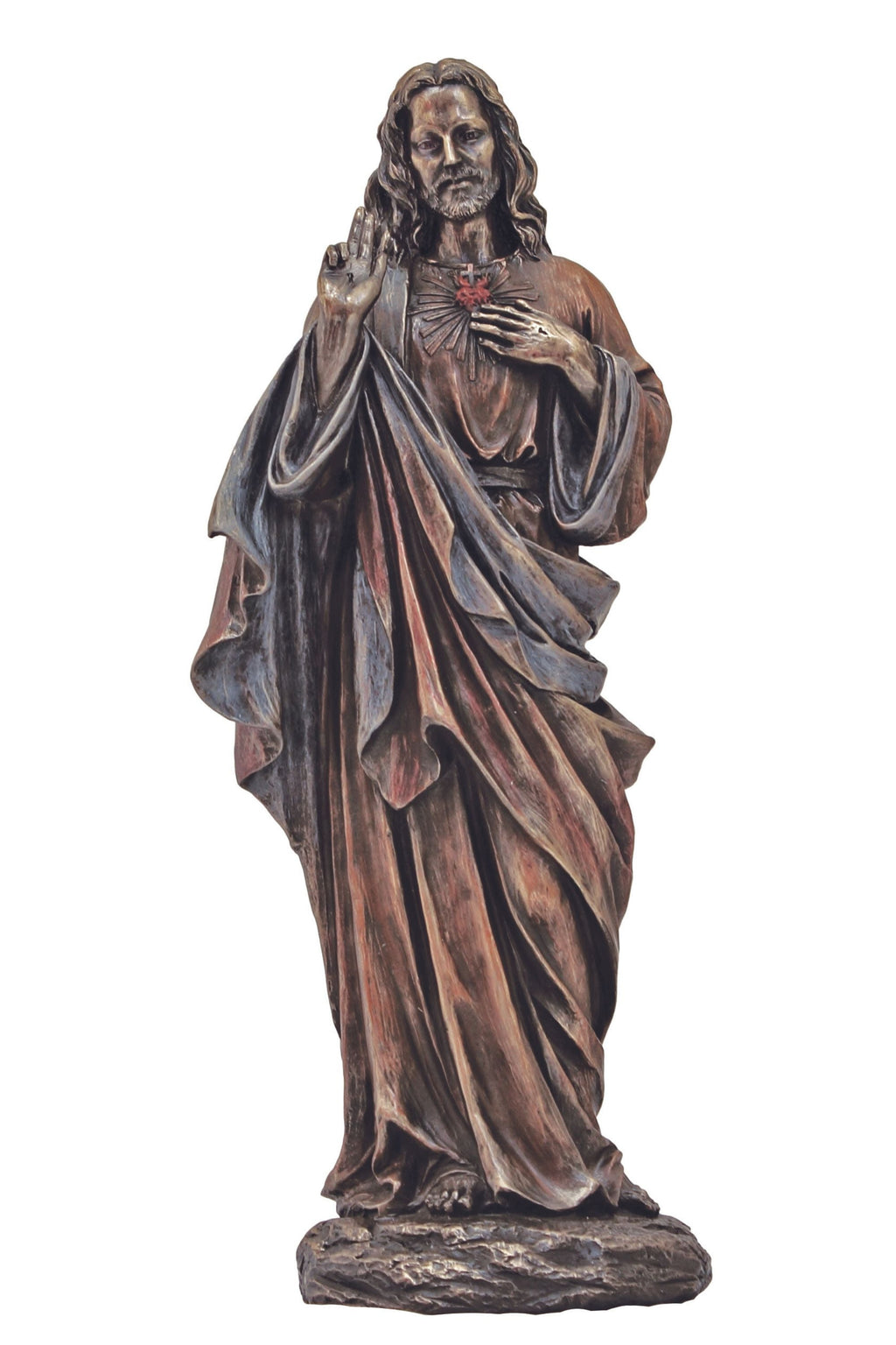 Sacred Heart of Jesus in Cold Cast Bronze 10-inch – CatholicShop.com