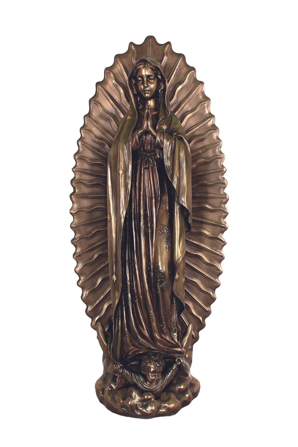 Our Lady of Guadalupe in Cold Cast Bronze 27-inch – CatholicShop.com