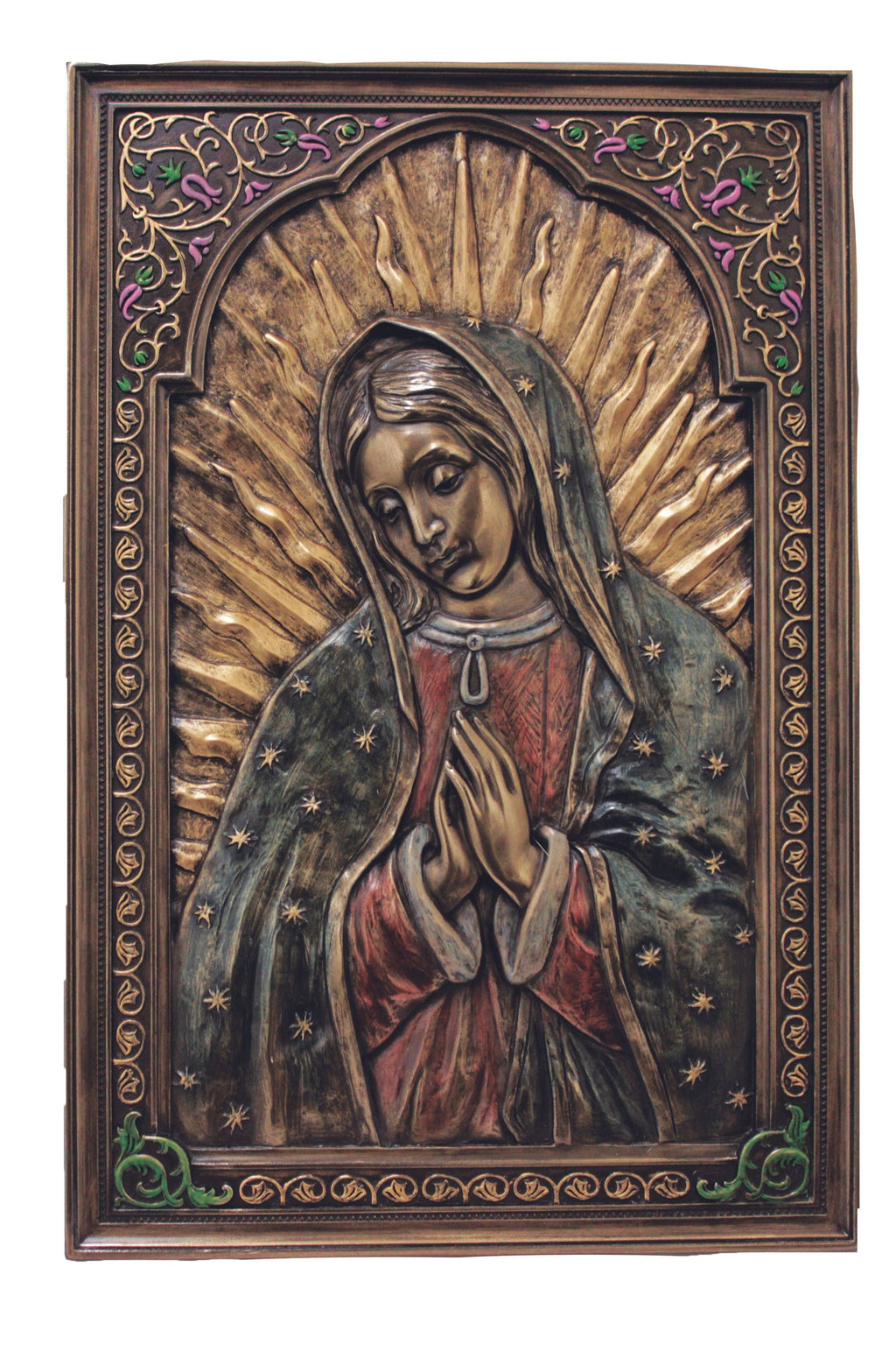 Our Lady of Guadalupe Plaque in Cold Cast Bronze 9-inch – CatholicShop.com