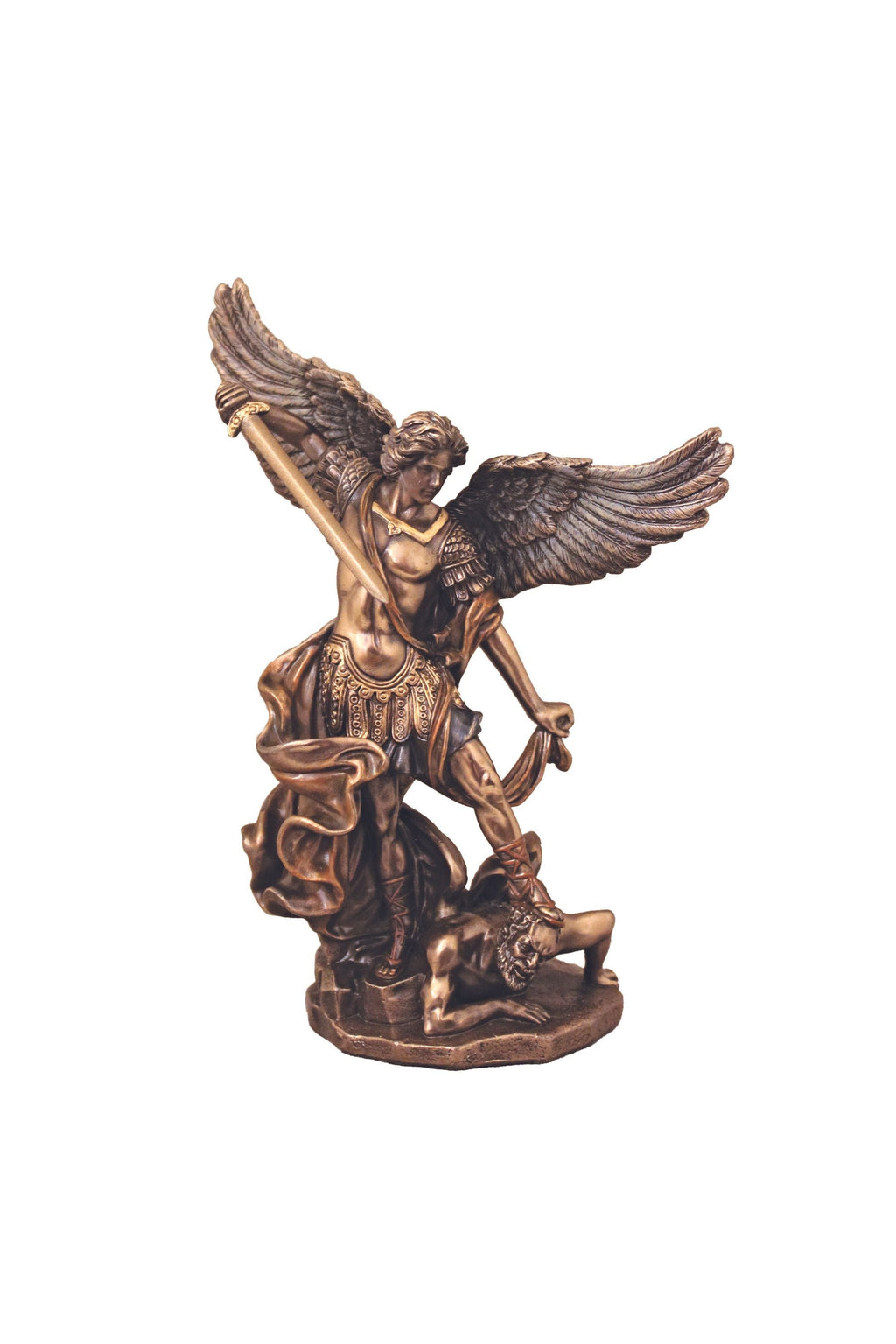 Saint Michael in Cold Cast Bronze 6" – CatholicShop.com