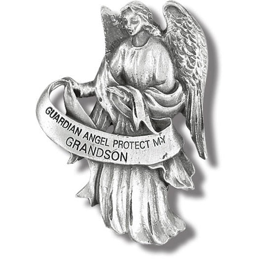 Guardian Angel Visor Clip Protect My Grandson 3-Pack – CatholicShop.com