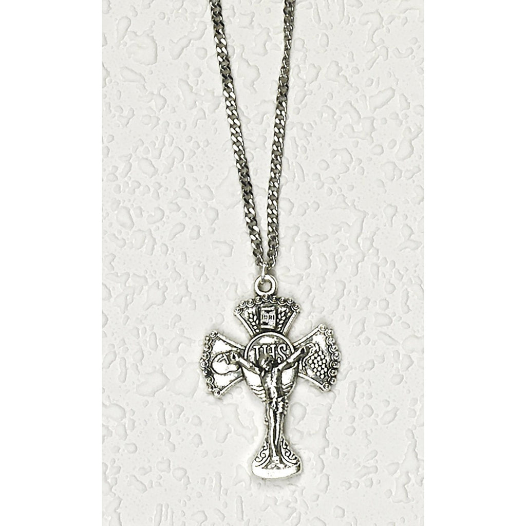 First Communion Crucifix With Chain - Pack of 3 | Catholic Shop ...